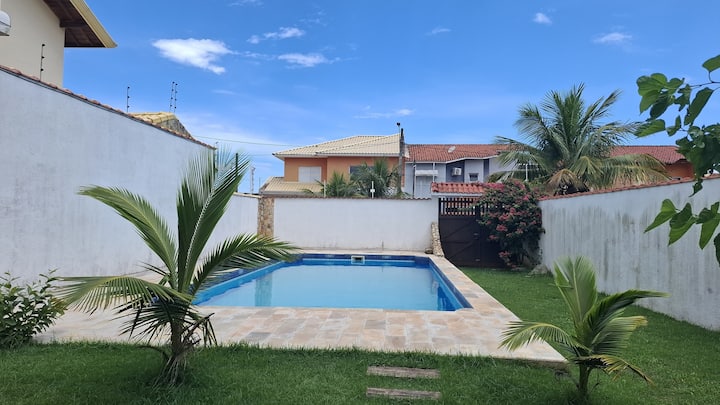 Casa Grande Com Piscina A 300m Da Praia - Peruíbe