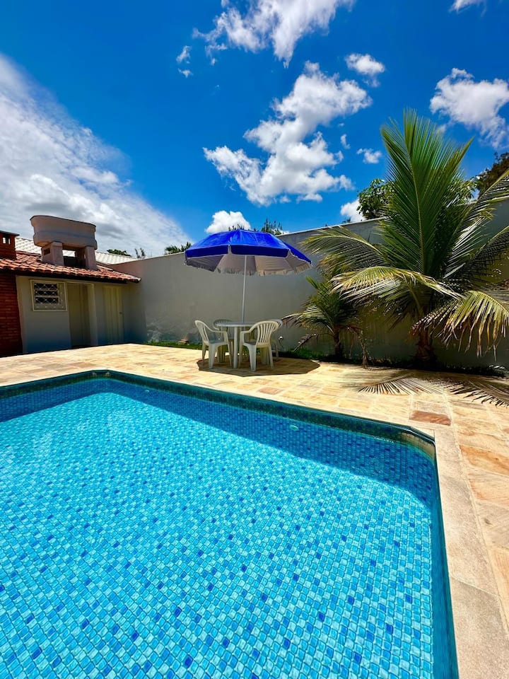Bela Casa Para Descansar C Piscina E Churrasqueira - Confins