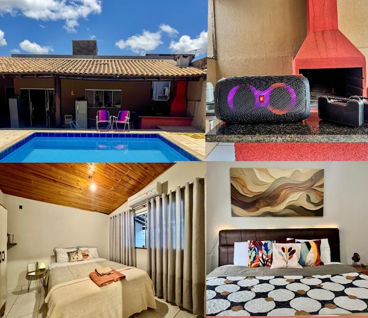 Piscina + 4 Quartos No Centro De Bonito - Bonito