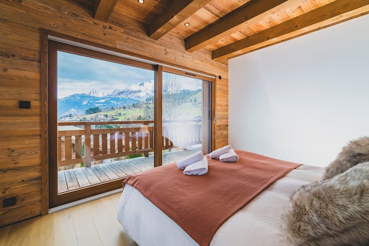 Chalet Vue Mont-blanc – Terrasse & Hypercentre - Frankreich