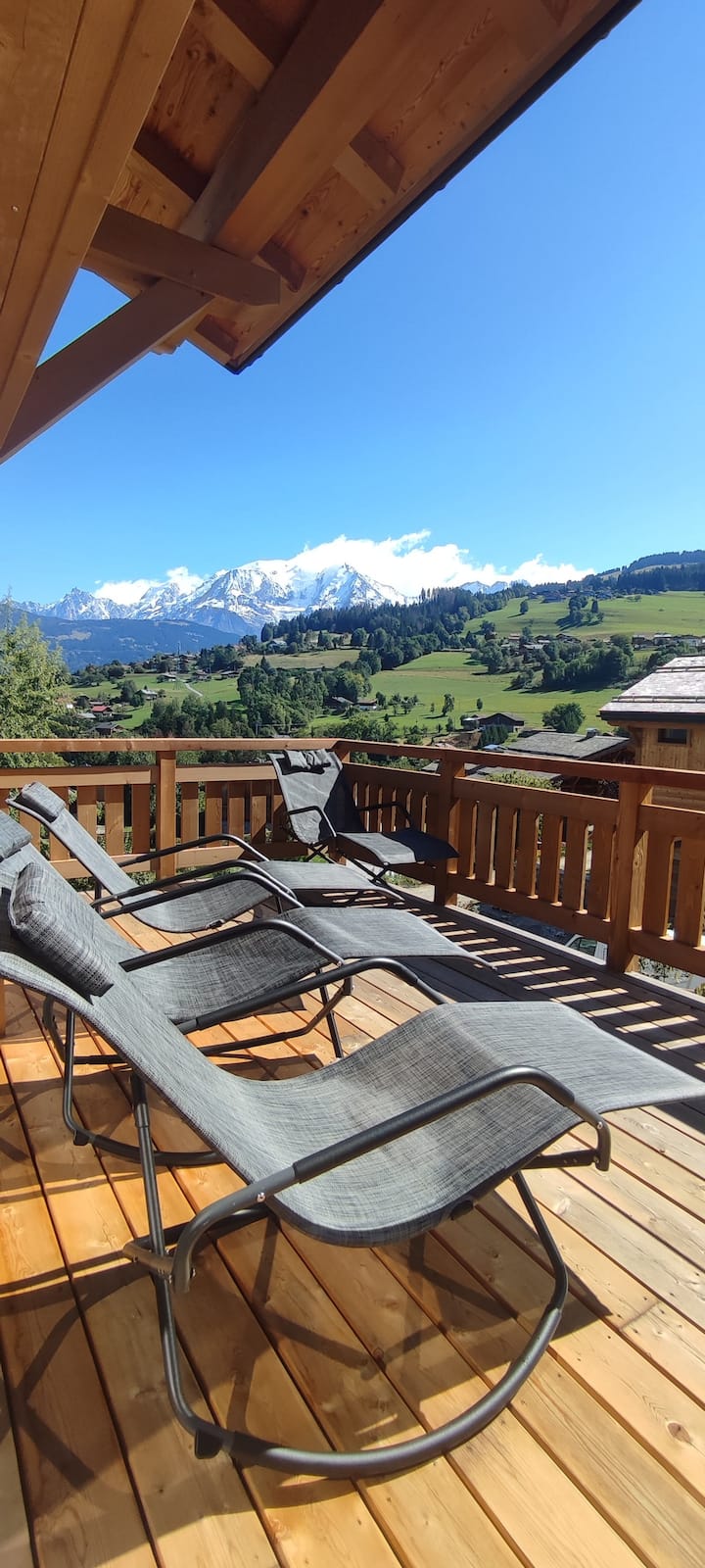 Chalet Vue Mont-blanc – Terrasse & Hypercentre - Combloux