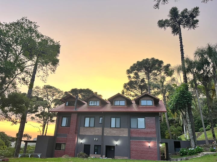 Apartamento Duplex  No Jardim Da Serra Gaúcha - Nova Petrópolis