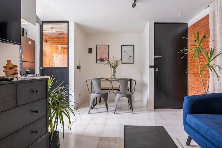 Departamento Con Estilo A Pasos De La Roma - Mexico