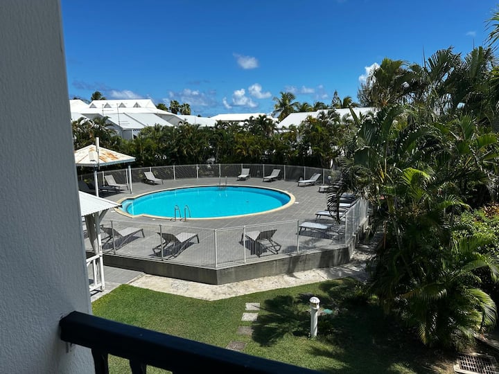 Duplex Calme Et Lumineux Vue Marina Et Piscine - Saint-François