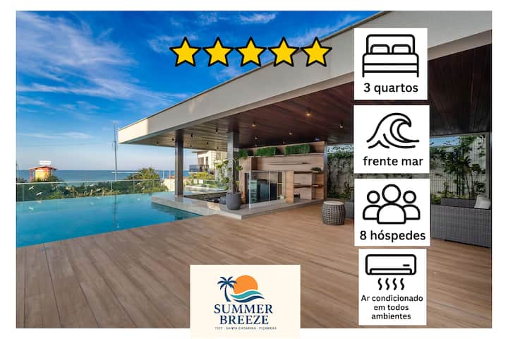 Novo Ap Frente Mar•home Club Pé Na Areia•14km Beto - Brasil