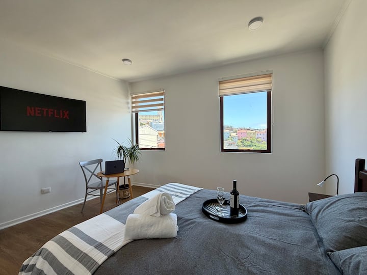 V3-sunsets En Valpo + Pet-friendly-cocina Equipada - Valparaíso