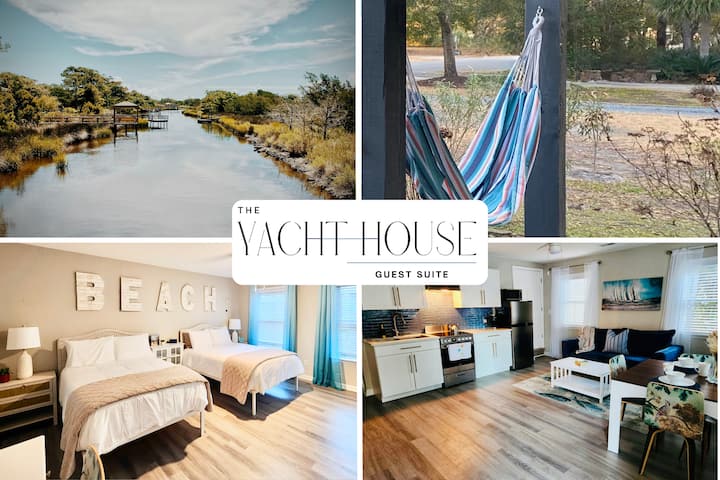 New•the Yacht House Guest Suite• Kayaks • Yacht Dr - Oak Island, NC