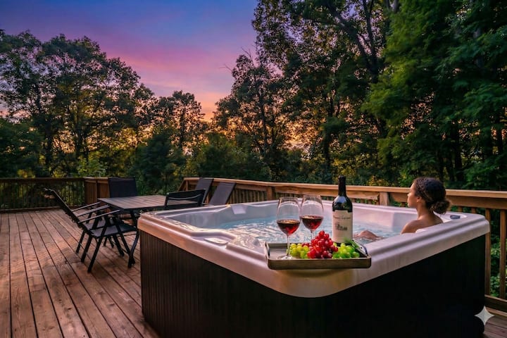 Secluded Shenandoah Cabin: Hot Tub•king•fire•l2 Ev - Shenandoah, VA