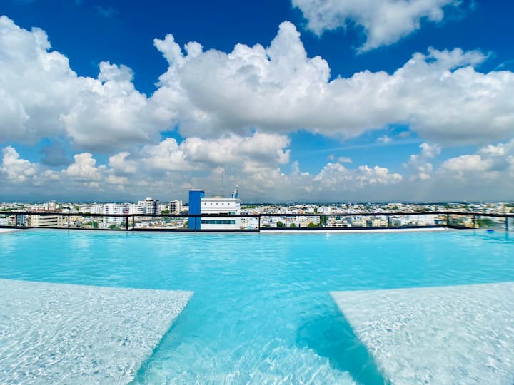 Big Infinity Pool/gym/rooftop/bella Vista/4fl - Santo Domingo, Dominican Republic