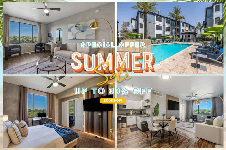 Cozy 2br/2ba Retreat • Pool • Gym • Free Parking2 - Phoenix, AZ