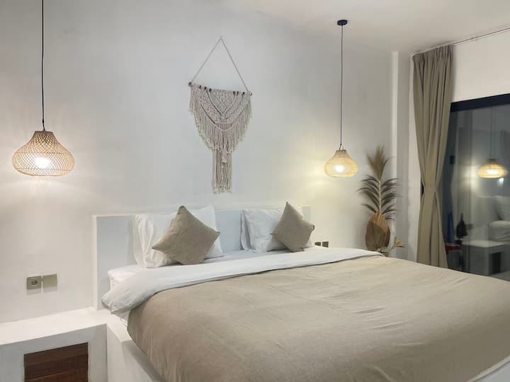 公寓｜B1房间 靠近水明漾的时尚公寓/泳池景观/酒吧街/靠近海滩 - Bali