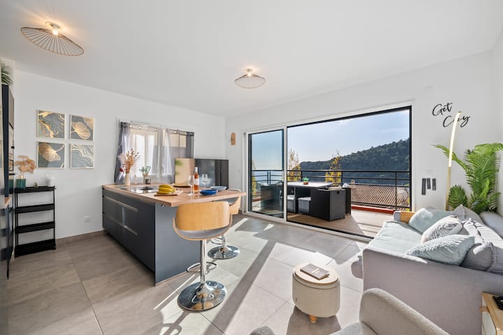 Modern Luxury • Sea View Over ÈZe Village - Èze