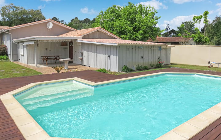 Chalet Avec Piscine Sur Le Bassin D'arcachon - Mios
