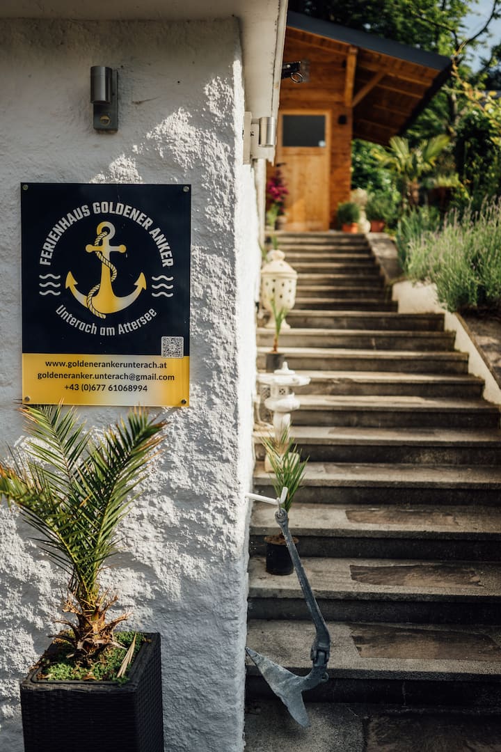 Ferienhaus Goldener Anker 
Wohnung Ankerplatz - Attersee