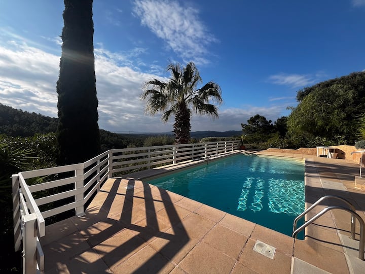 Villa Rhea - Piscine -Vue Panoramique Mer Et Foret - Bormes-les-Mimosas
