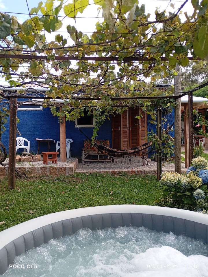 Cabin | Hot Tub • Gourmet Area • Fire Pit - Rio Grande, Brazil