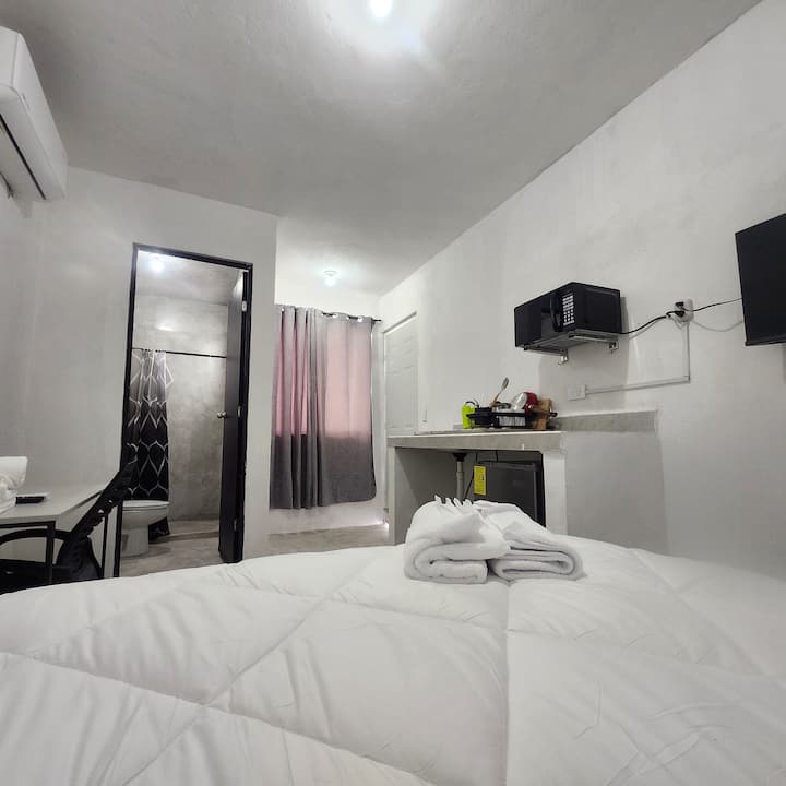 Estudio Con Baño Privado En Centro De Monterrey 4 - モンテレイ