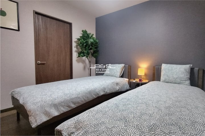 C3【202】熊本城、熊本の人気スポットが数多く立ち並ぶ「上乃裏通り」近くのリノベーションアパート。 - Kumamoto