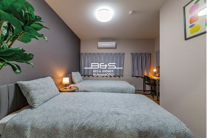 C3【202】熊本城、熊本の人気スポットが数多く立ち並ぶ「上乃裏通り」近くのリノベーションアパート。 - Kumamoto