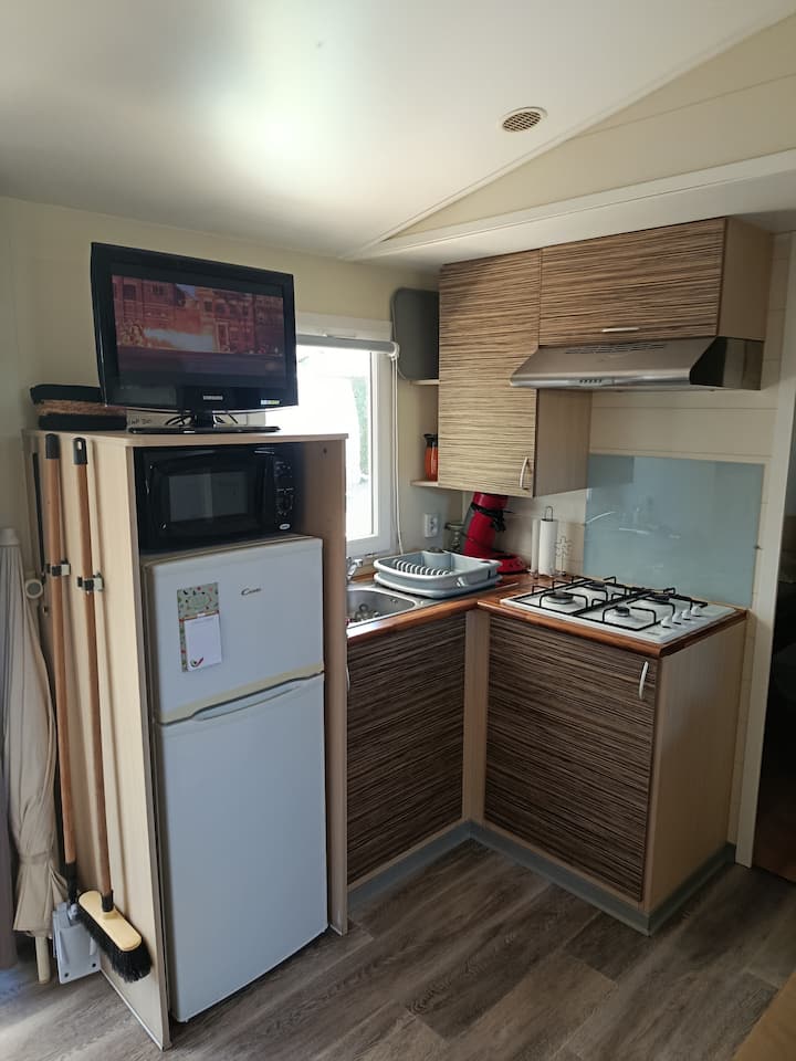 Mobil Home à Messanges Avec Piscine (6 Pers.) - Vieux-Boucau-les-Bains