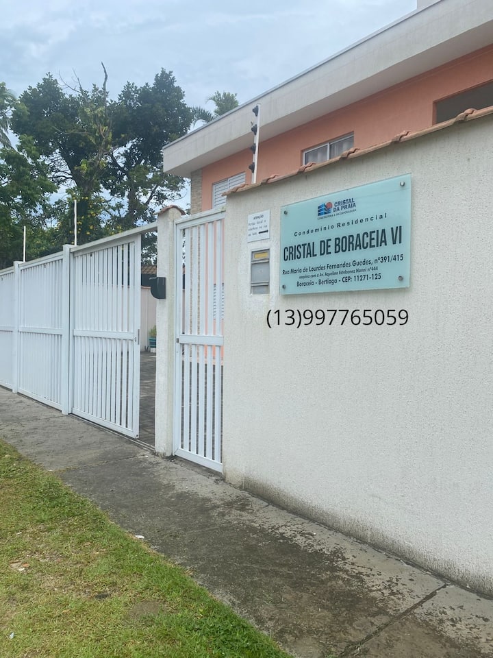 Apartamento Cristal Na Praia De Boracéia - Bertioga