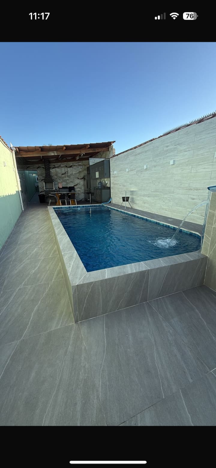 Linda Casa Com áRea De Lazer Completa - Praia Grande