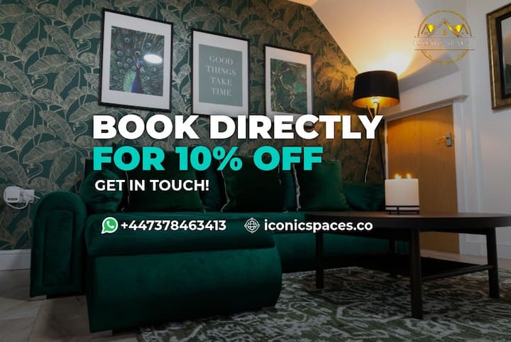 *Velvet Luxe Retreat Opposite Stadium* - Cardiff