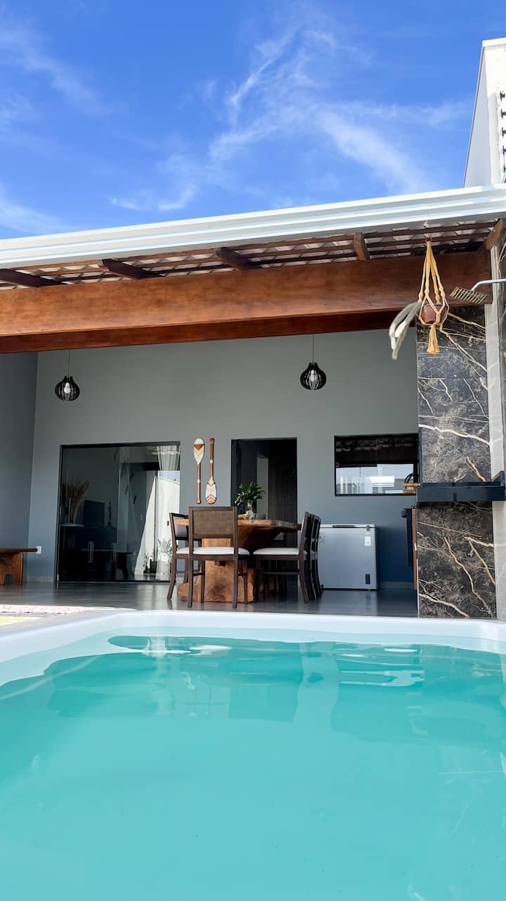 Casa Aconchegante Com Piscina E Gourmet - Prado, Brazil