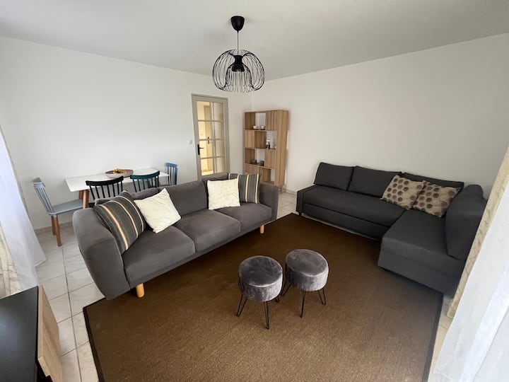 T2 Rdc Résidence Privée Sécurisée, Piscine - Balma