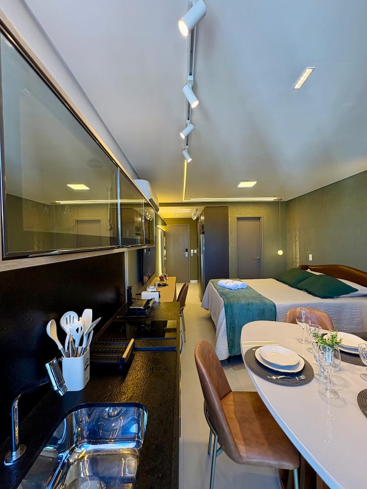 Studio Luxo - 20 Andar No Coração De Boa Viagem. - Brazília