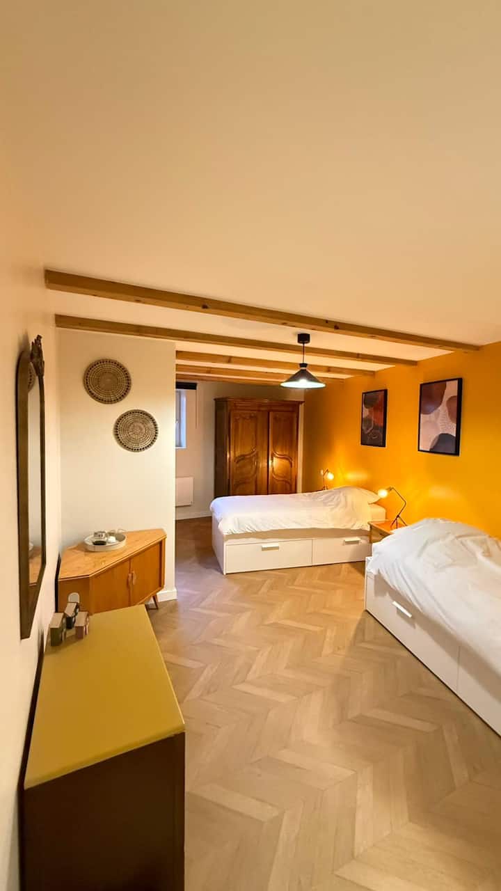 Suite Ocre Avec Salle De Bain Centrale Cattenom - Cattenom