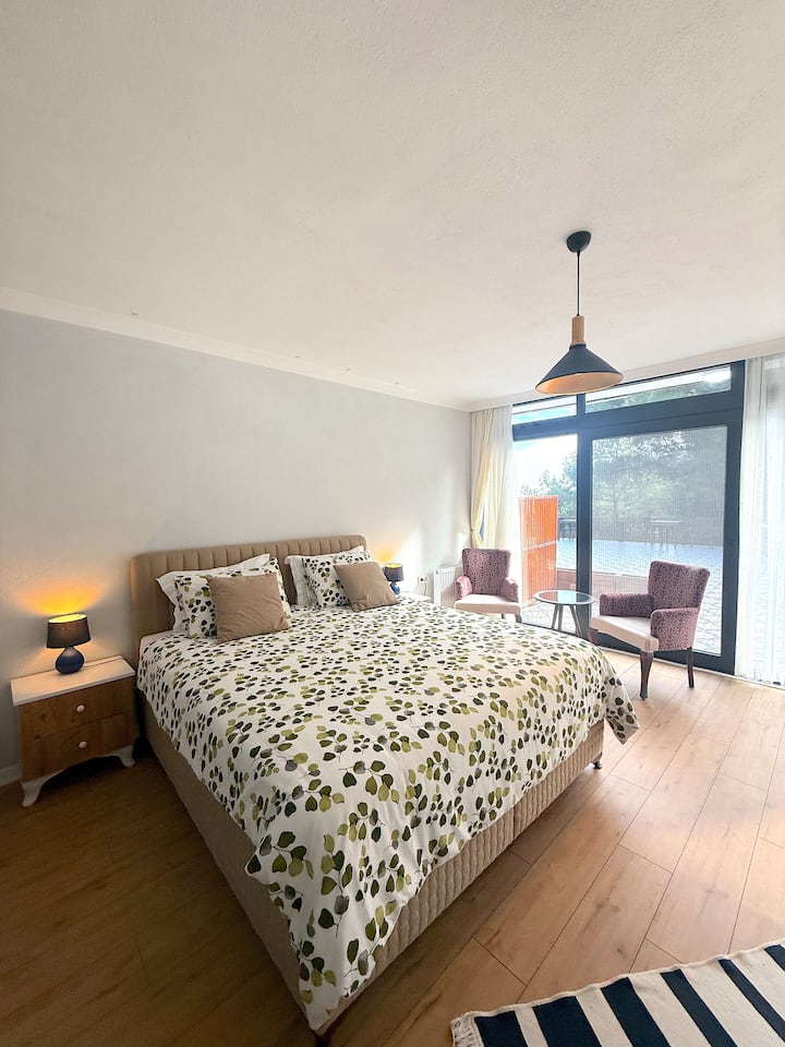 Sea View Suite Pool & Breakfast Near Ida Mountains - Akçay