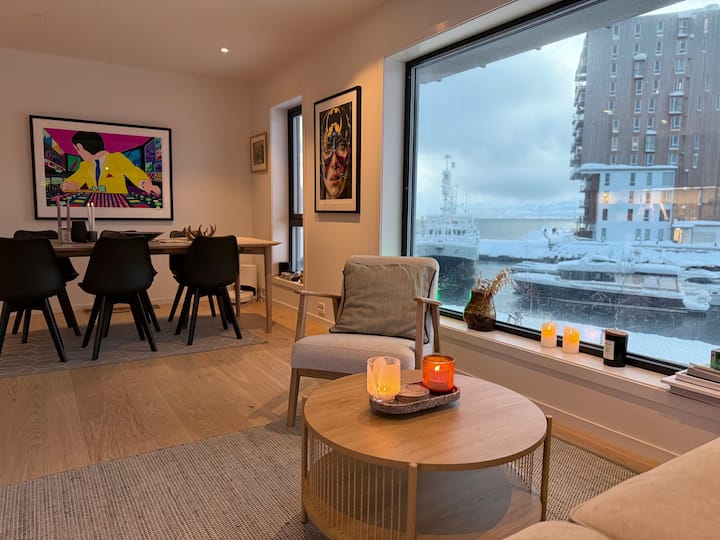 Northern Lights Luxury Panorama Apartment– Seaside - Tromsø