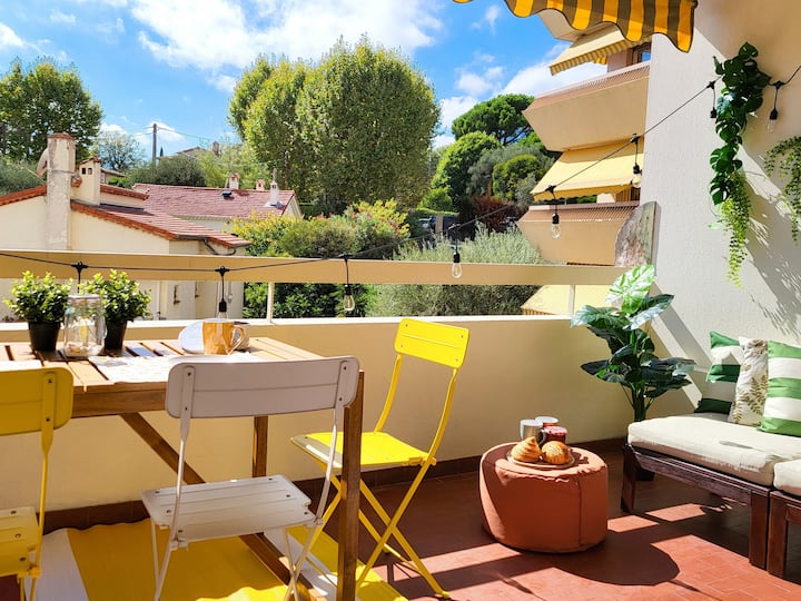 Grand Appartement Lumineux, Entre Mer Et Montagne - Vence