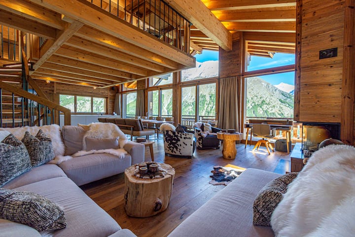 Luxury Alpine Chalet Wooden Pearl, Saas-fee - Saas-Grund