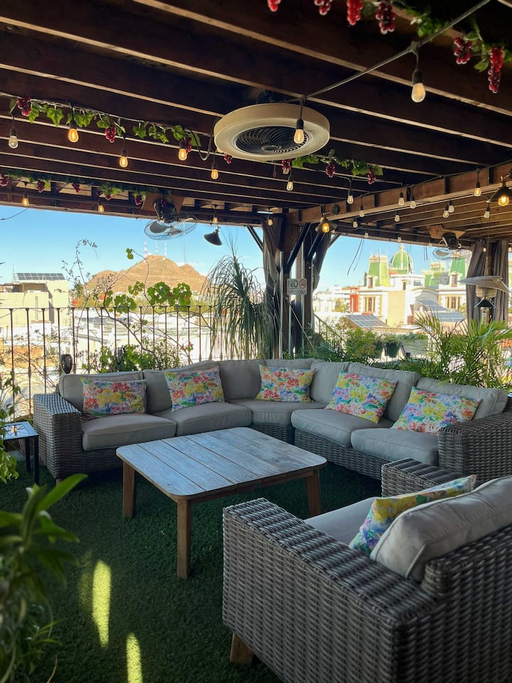 Tres Habitaciones En B&b - Rooftop - Chihuahua