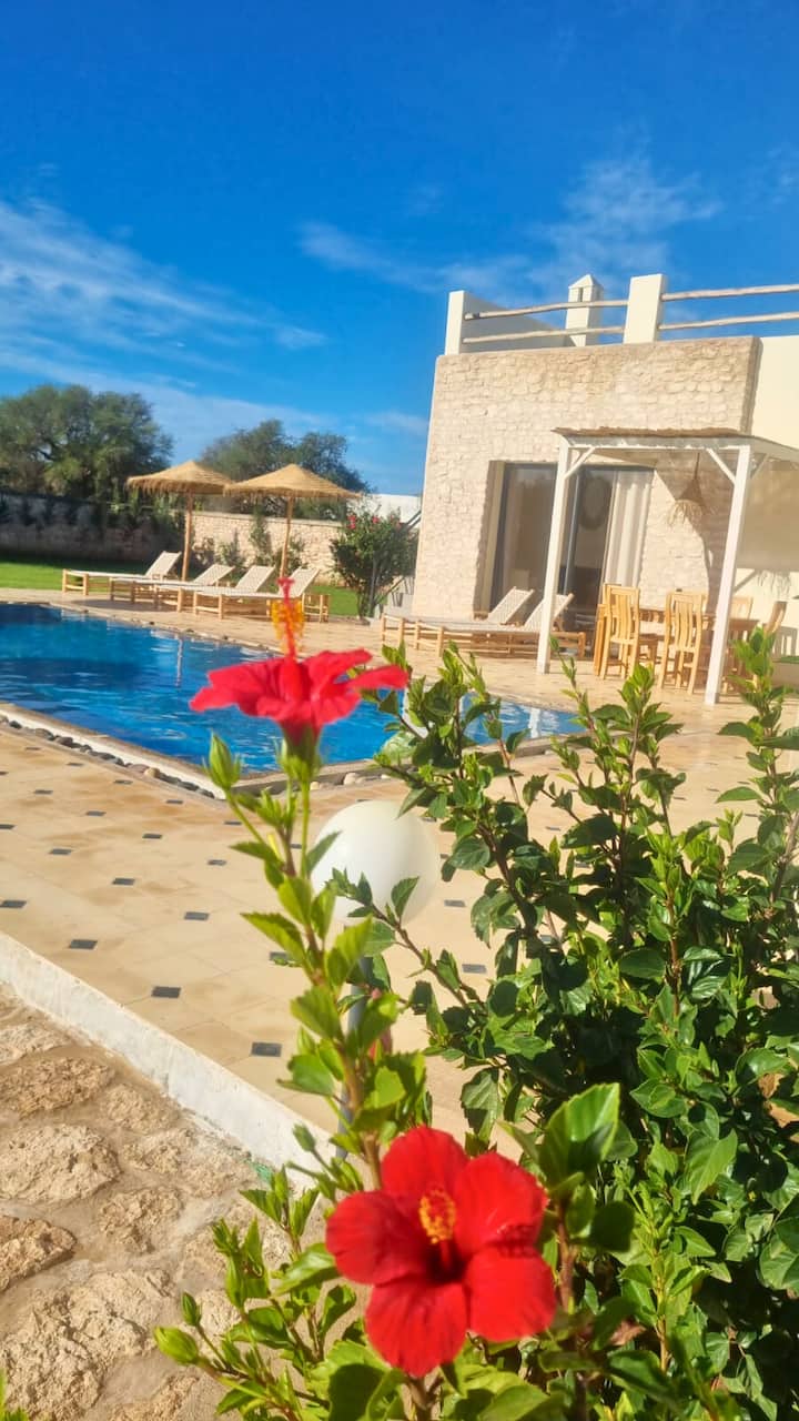 Dar Argania – Oasis Privée Avec Piscine & Rooftop - Sidi Kaouki