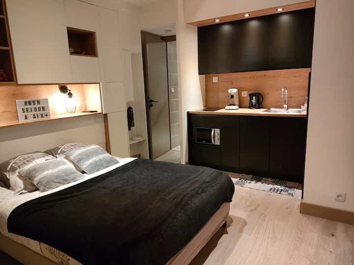 Studio Cosy Rénové - Hyper Centre - Parking - La Féclaz