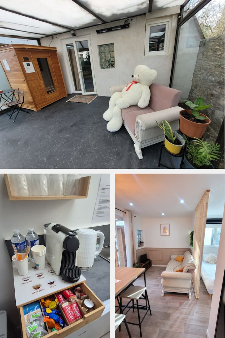 Studio Confort Sauna Privé - Lieusaint