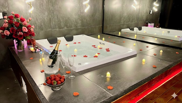 Suíte Com Jacuzzi Privativa • Refúgio A Dois - Balneário Camboriú