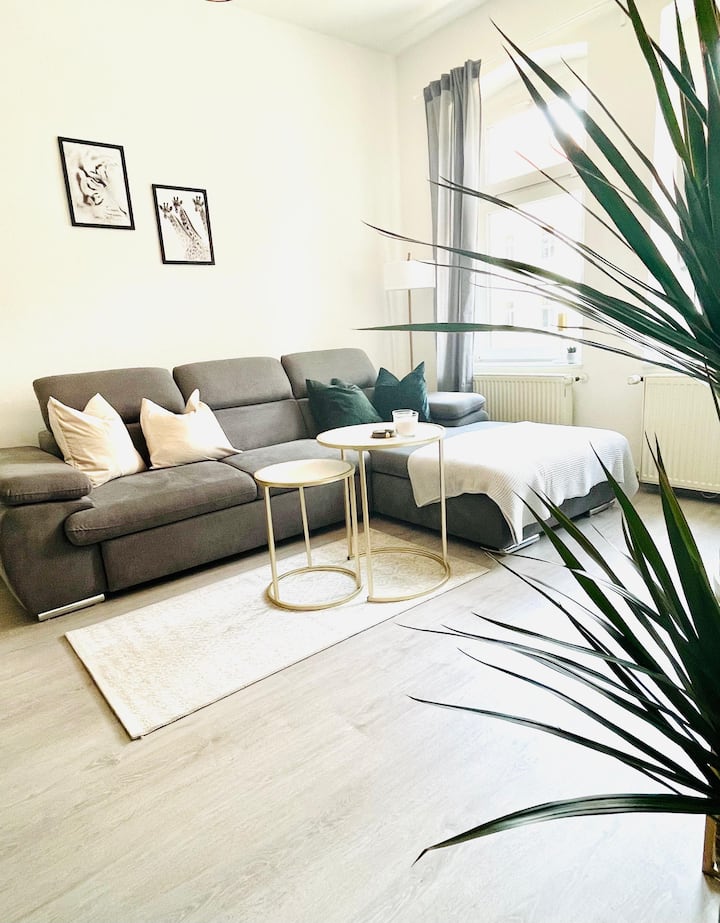 Modern Eingerichtete Wohnung Mit Balkon - Erfurt