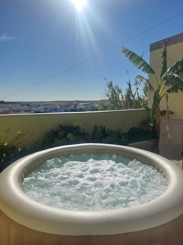 Huisje Met Jacuzzi En Fantastisch Uitzicht - Messejana