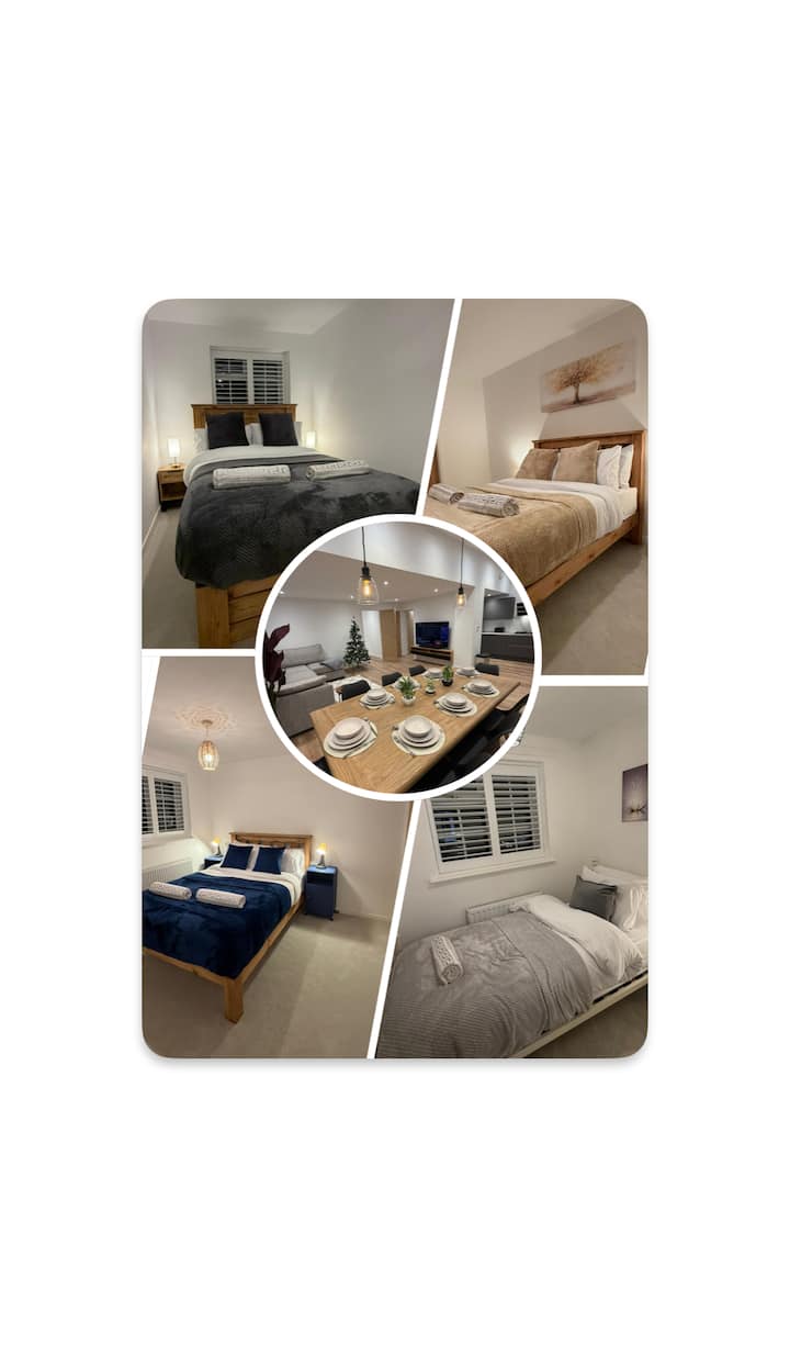 Luxury House, Great Location In Redditch, Sleeps 9 - Bromsgrove