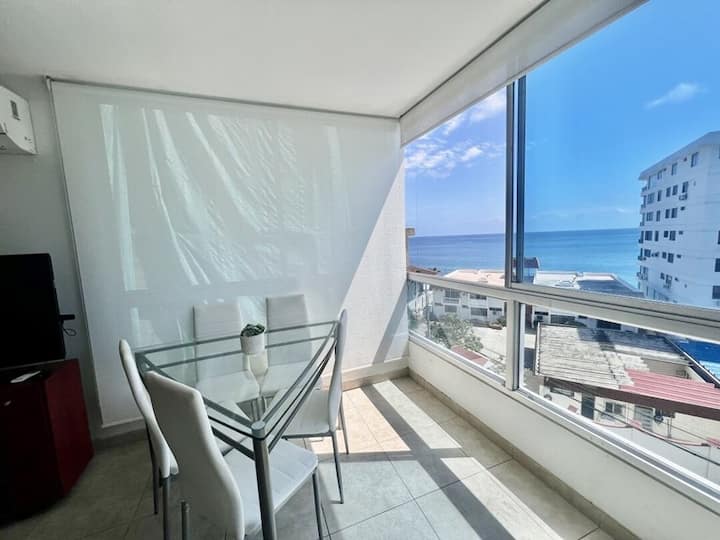 Hermoso Departamento Con Vista Al Mar En Salinas - Salinas