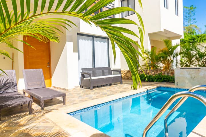 Enchanting 2 Bedroom Villa In Sosua Center/pool - Sosúa