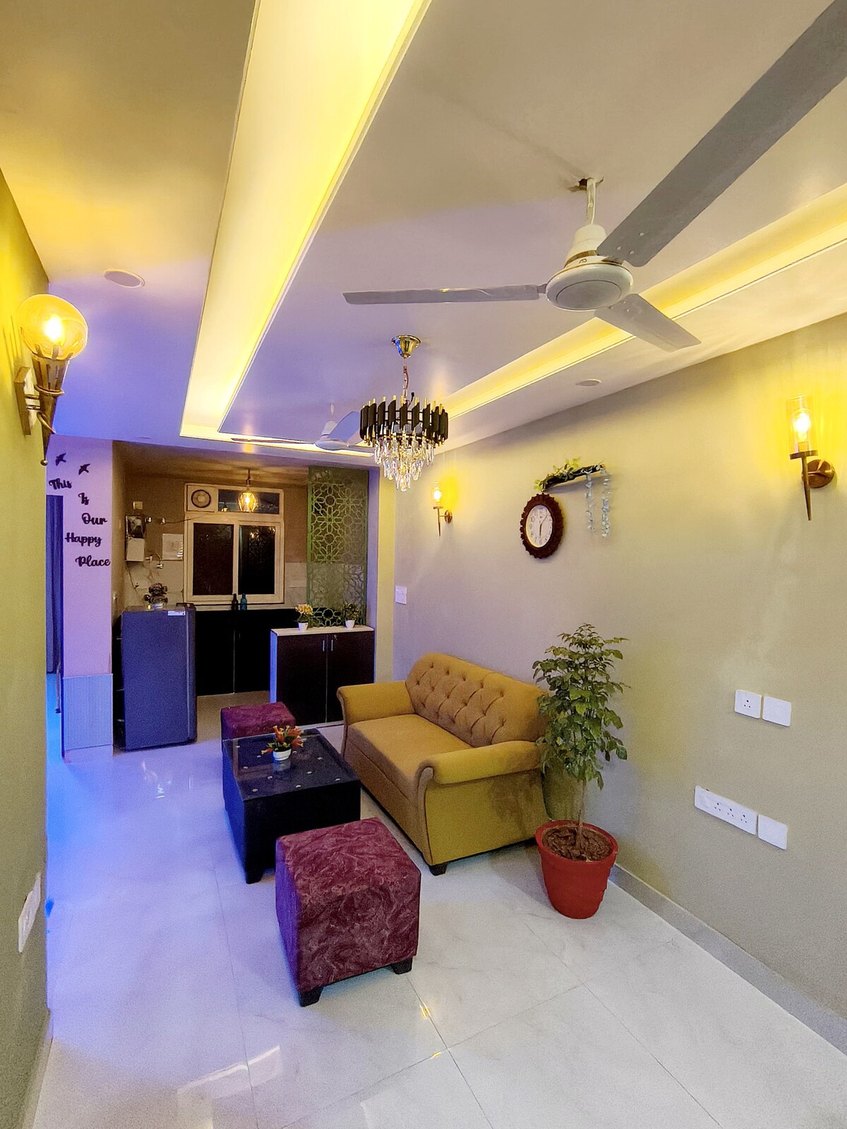 Estética premium 2BHK con terraza, limpio y cómodo - Apartamentos en ...