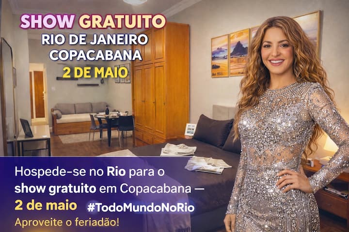 Aconchego E Estilo A Uma Quadra Da Praia! - Copacabana