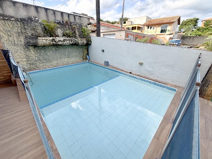 Casa Azul Da Praia C/ Piscina E Churrasqueira - Cabo Frio