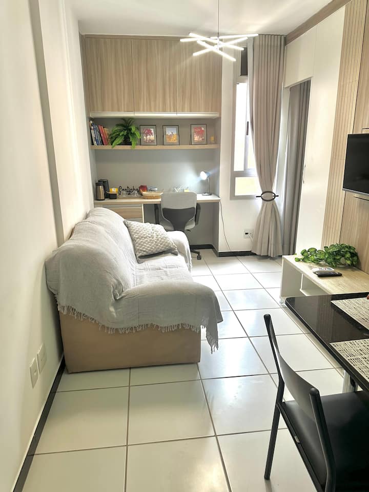 Apartamento Quarto E Sala No Park Stúdio, Park Sul - Brasília