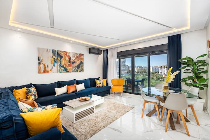 Luxury 3br/2ba Apt. W/ Pool View, 5-min To Train - Tanger